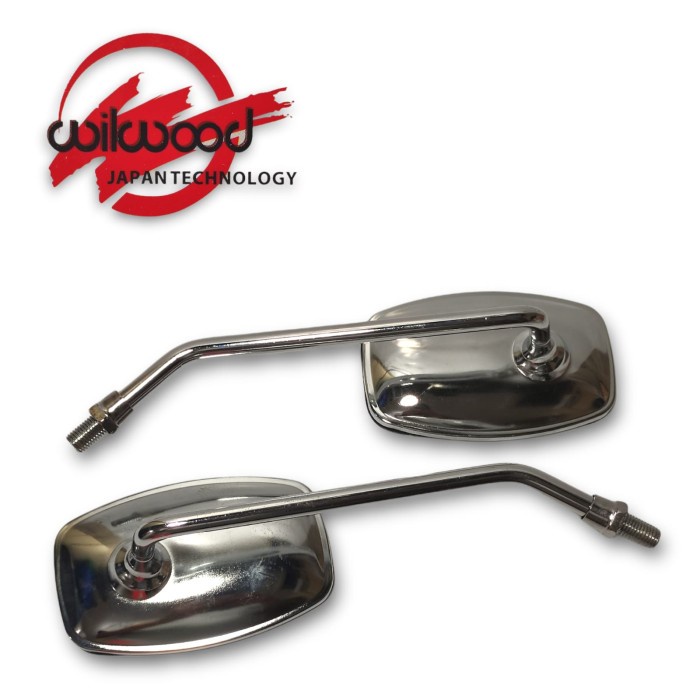 Jual KACA SPION MODEL HARLEY KOTAK CHROME TANGKAI PANJANG WILWOOD best ...
