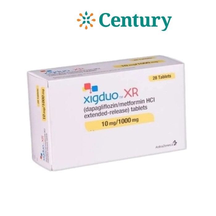 Jual XIGDUO XR 10/1000MG 1 STRIP ISI 7 TABLET / DIABETES / GULA DARAH ...