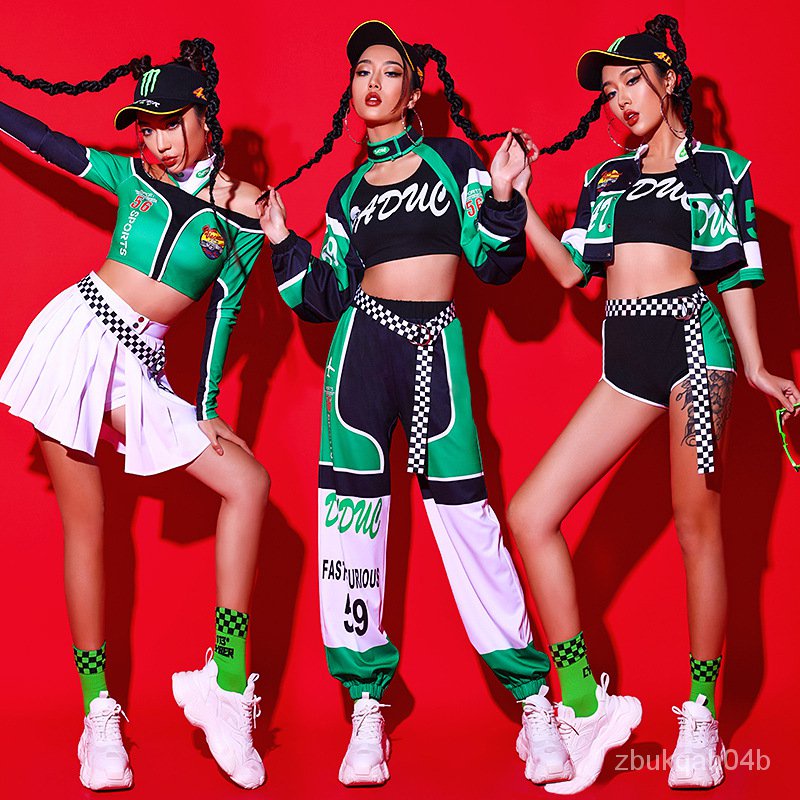 Jual Jazz Costumes Women's Suit Car Model Clothes Hiphop Performance ...