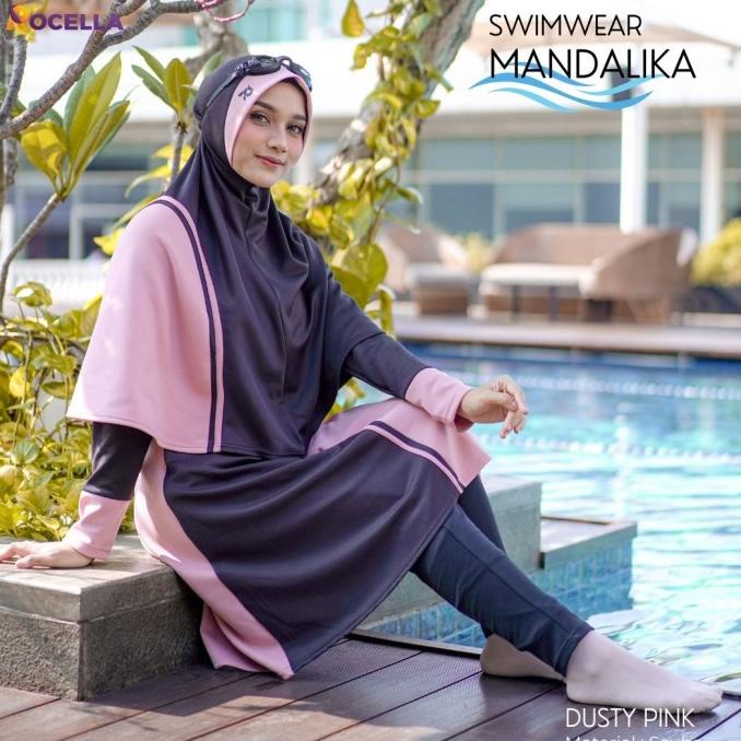 Jual Baju Renang Muslimah Muslim Jumbo Syari Panjang Swimwear Wanita 3 ...