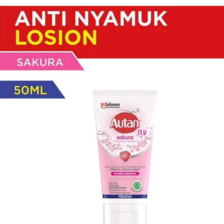 Jual Autan lotion anti nyamuk sakura 50 ml | Shopee Indonesia
