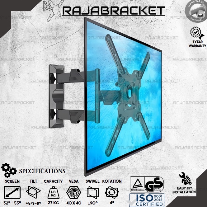 Jual VIRAL NORTH BAYOU NB P4 Bracket TV Swivel 32 40 42 43 49 50 55 ...
