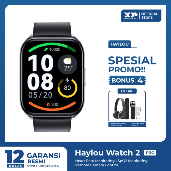 Jual READY ORIGINAL Haylou Watch 2 Pro Smartwatch SpO2 Stylish Metallic ...