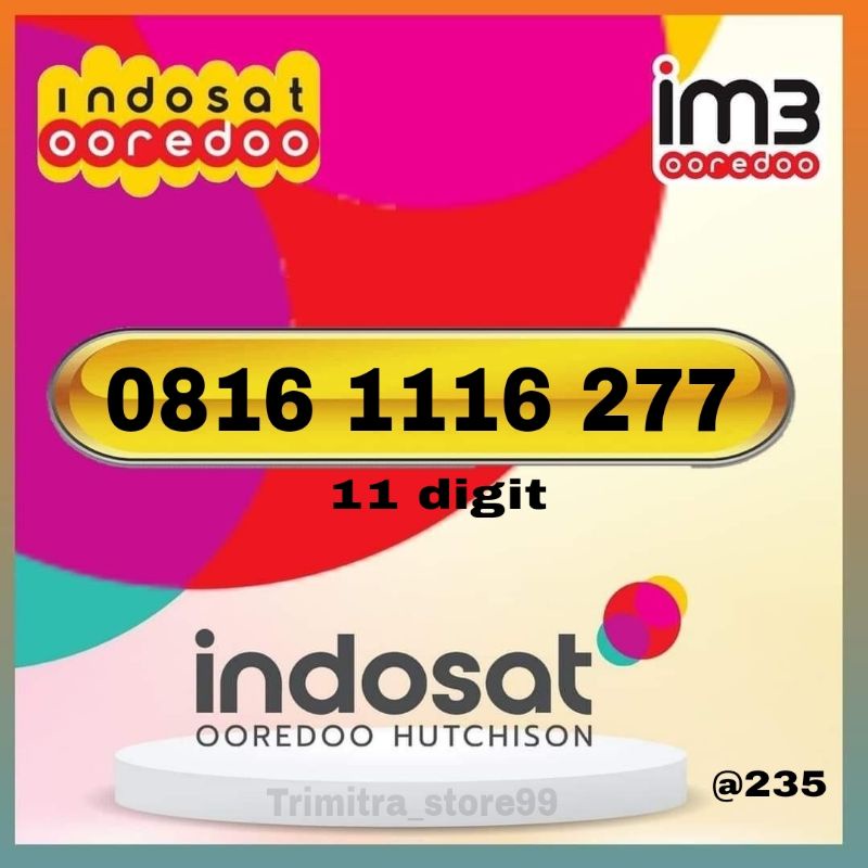 Jual New produk NOMOR CANTIK INDOSAT IM3 10digit 11digit 12digit 4G LTE ...
