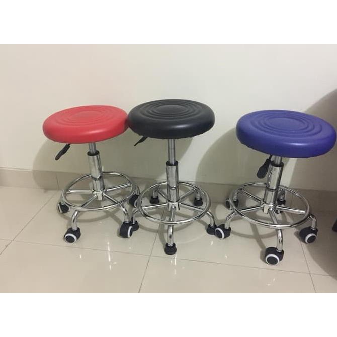 Jual Kursi Bar Bulat Kursi Cafe Kursi Restoran Kaki Roda | Shopee Indonesia