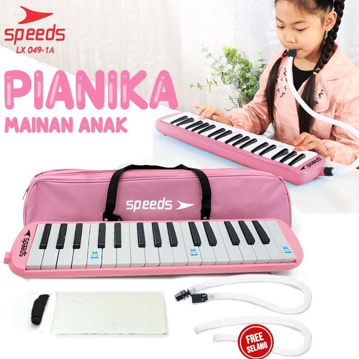 Jual Promo Speeds Pianika Mainan Anak Murah Piano Mini Mainan 3 Warna ...