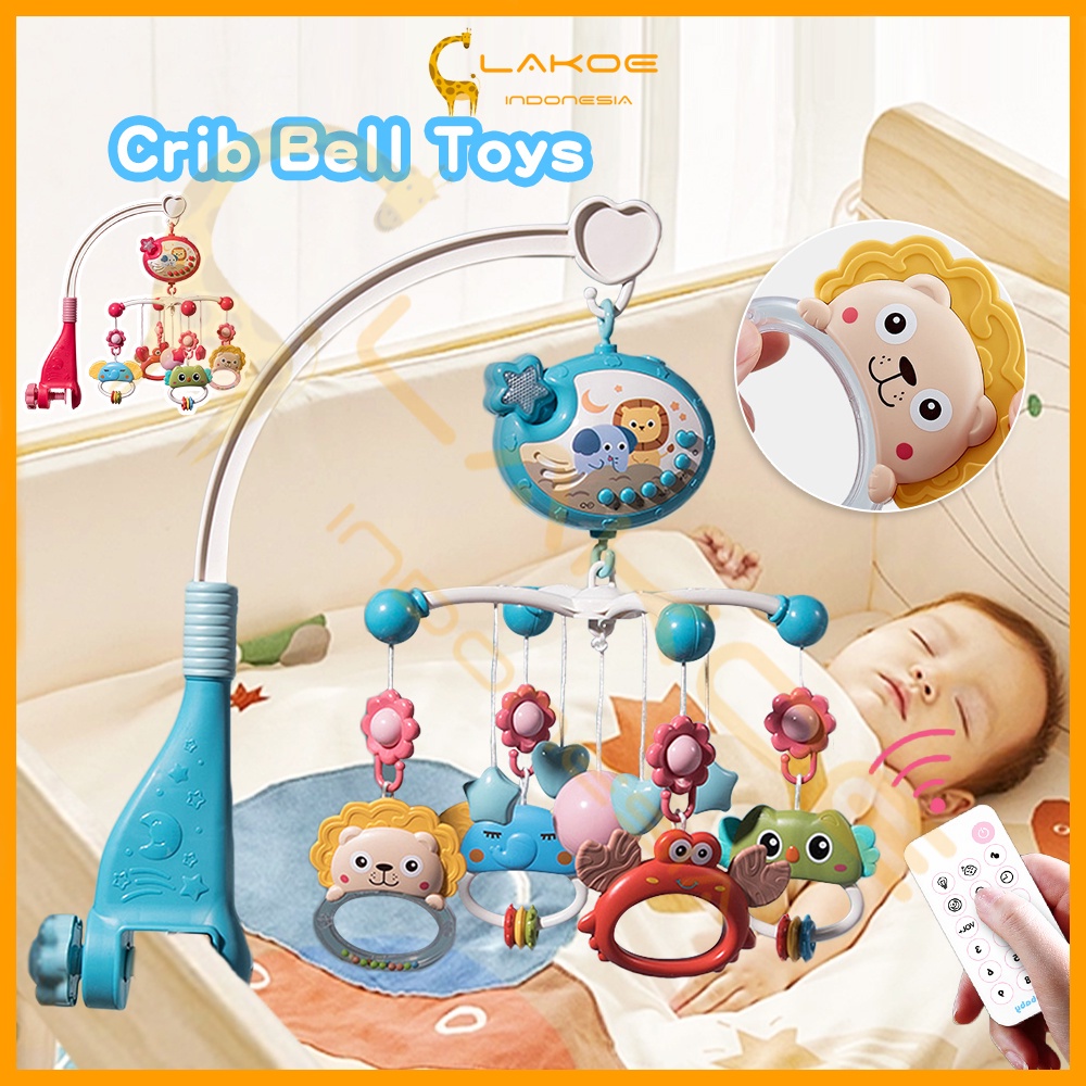 Jual LAKOE Mainan Tidur Bayi Gantungan/Crib Bell Toys/Teether Bayi ...