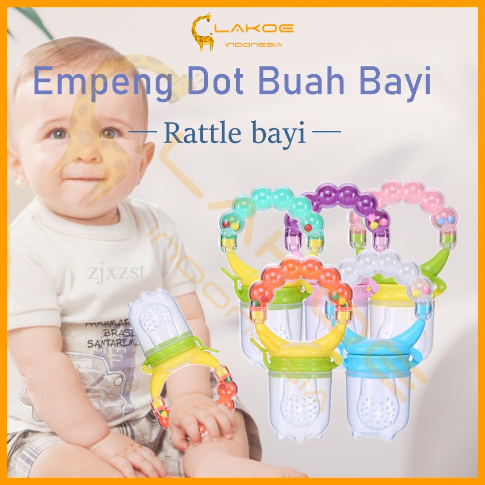 Jual Lakoe Empeng Dot Buah Anak Bayi/Fruit Feeder Rattle Teether ...
