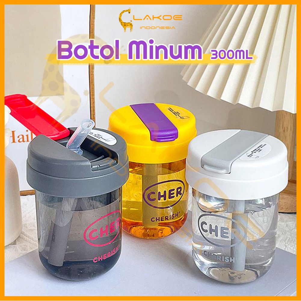 Jual LAKOE Botol Minum Cher Portable Anti Bocor/botol minum anak ...