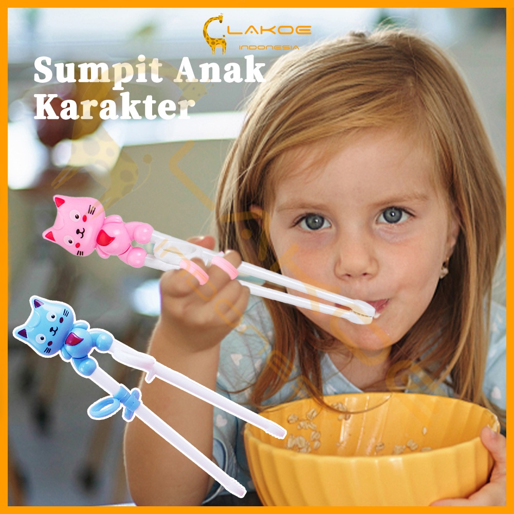 Jual LAKOE Sumpit anak karakter/Training Chopstick/Sumpit Anak Belajar ...