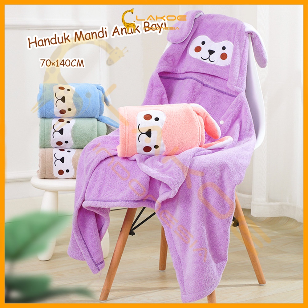 Jual LAKOE COD Handuk Mandi Bayi handuk anak kartun lucu untuk 0-6 ...