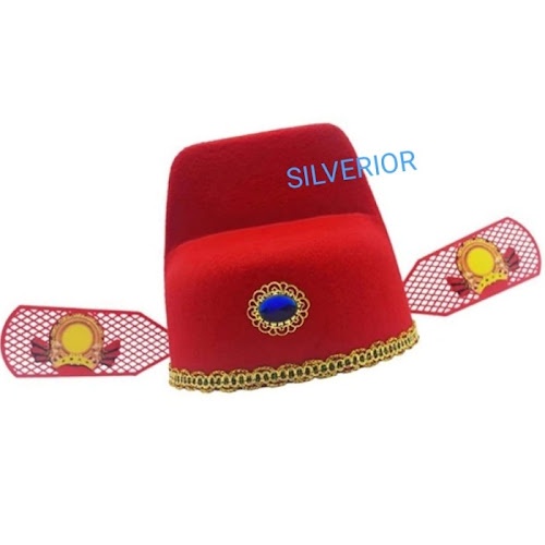 Jual Topi merah hanfu pakaian pesta sincia adat tradisional cina ...