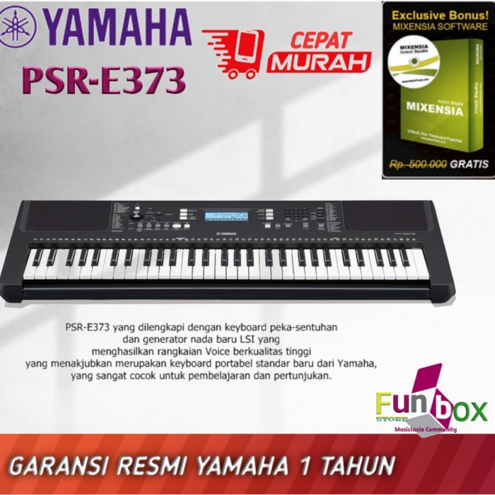 Jual Keyboard Yamaha PSR E 373 / PSR E373 / PSRE 373 / PSRE373 Original ...