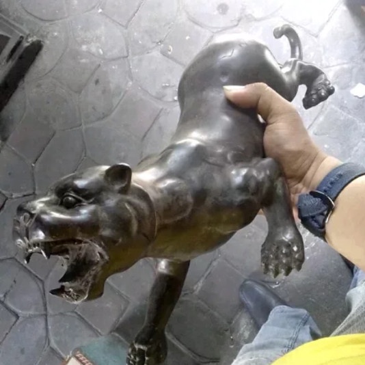 Jual Althis- Koleksi Pajangan Patung Macan Maung Kumbang Antiek ...