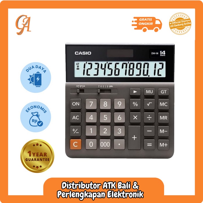 Jual Jual Kalkulator 14 Digit Merk Casio DH-14BK | Shopee Indonesia Jual Jual Kalkulator 14 Digit Merk Casio DH-14BK | Shopee Indonesia