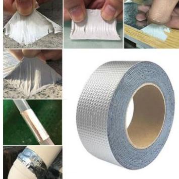 Jual Lakban Anti Bocor Tape Lem Anti Air Aluminium Foil Butyl Super Waterproof Tape Tambal ...