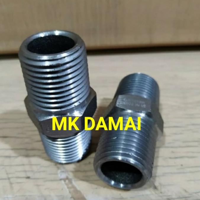 Jual Doubel Nepel Besi Class 3000 Npt 2" Double Neple #3000 Carbon ...