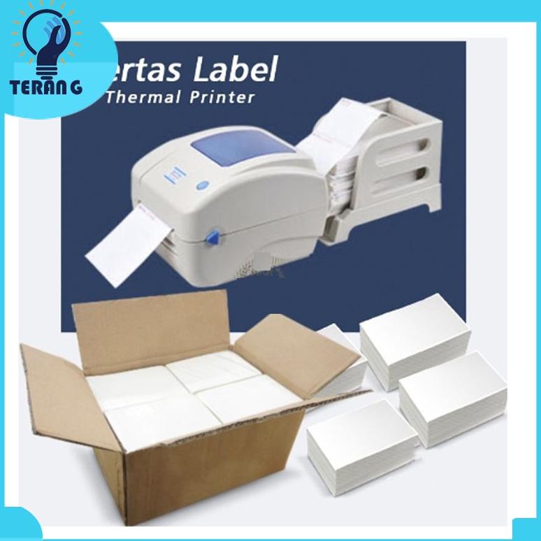 Jual Terbatas Label Thermal 100X150 Kertas Isi 500 Lembar Sticker ...