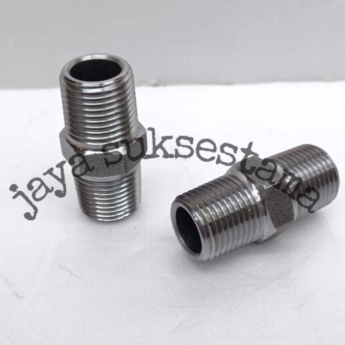 Jual Double Nepel 2 1/2" Inch Besi Class 3000 - Double Naple Besi 2.5 ...