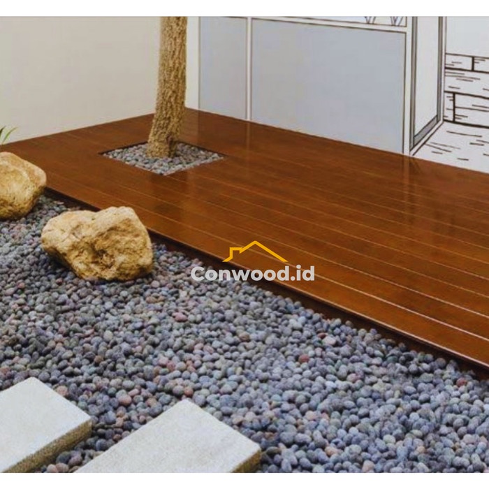 Jual Aplikasi Lantai/floor Unik Kayu Semen Conwood Decorative Deck ...