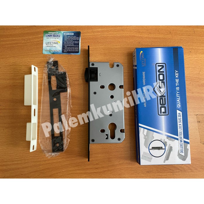 Jual Terlaris Mortise Lock Body Kunci Dekson Mts Rl 8585 Roller Pelor ...
