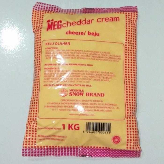 Jual Meg Cheddar Cream Cheese 1Kg | Shopee Indonesia