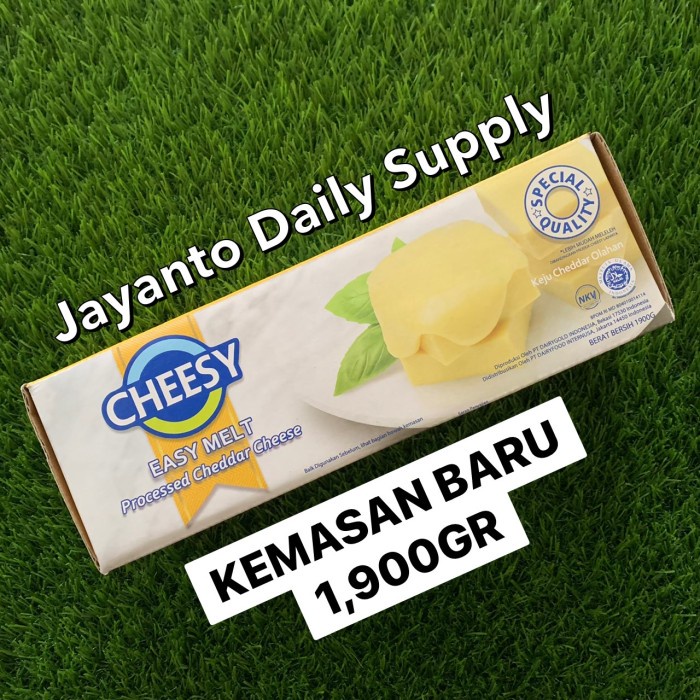 Jual Cheesy Easy Melt 2Kg - Mudah Leleh / Lumer - Keju Cheddar Olahan ...
