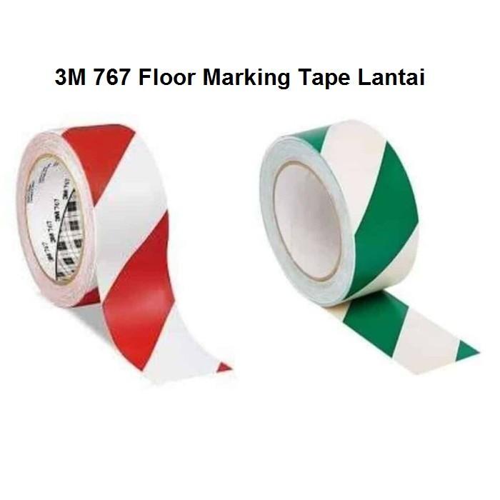 Jual 3M 767 Floor Marking Tape Lantai 48Mmx33M | Shopee Indonesia