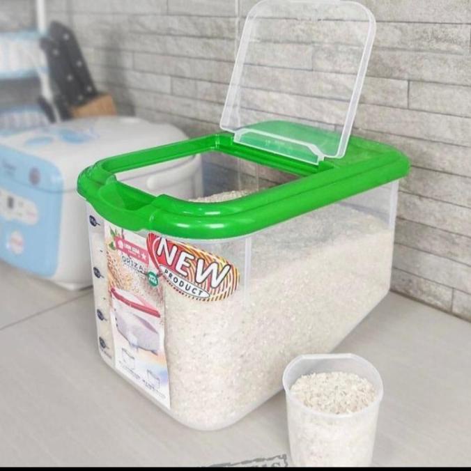 Jual Oriza Rice Box Storage | Wadah Kotak Beras Penyimpanan Beras Lion ...