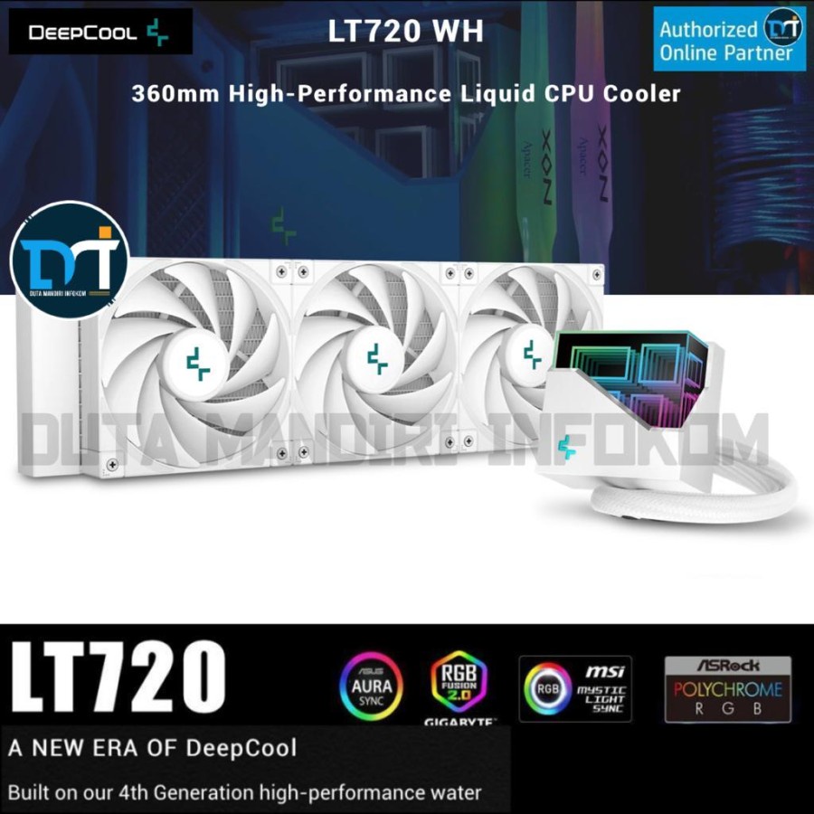 Jual DeepCool I LT720 ARGB - High-performance Liquid CPU Cooler - LT720 ...