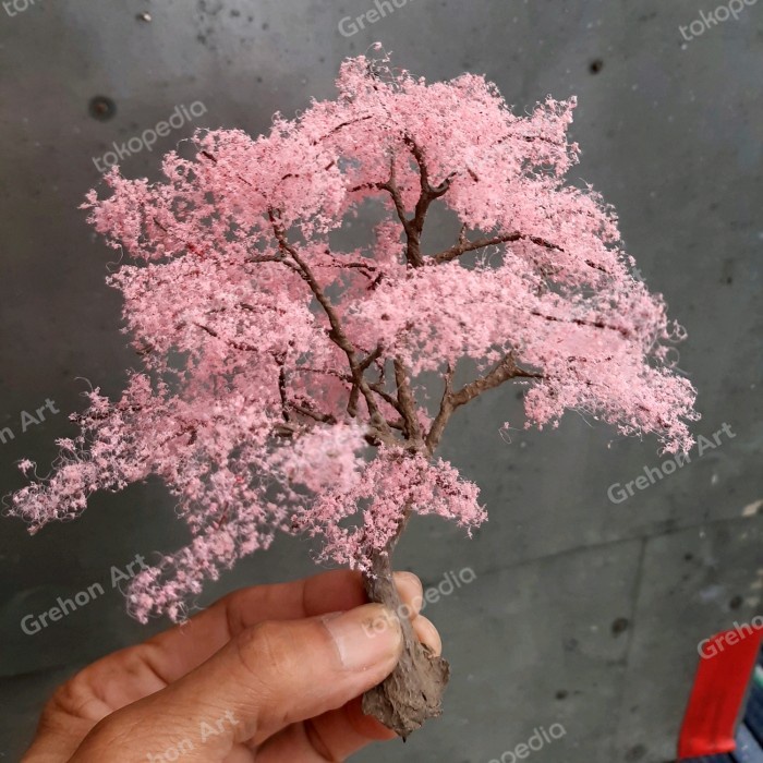 Jual Miniatur Pohon Sakura 10Cm Untuk Diorama Dan Maket | Shopee Indonesia