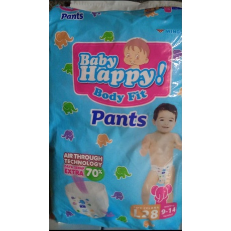 Jual baby happy pants L28 | Shopee Indonesia
