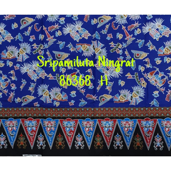 Jual Kain Batik Katun Halus Meteran Merek Sripamiluta Ningrat Ondel ...