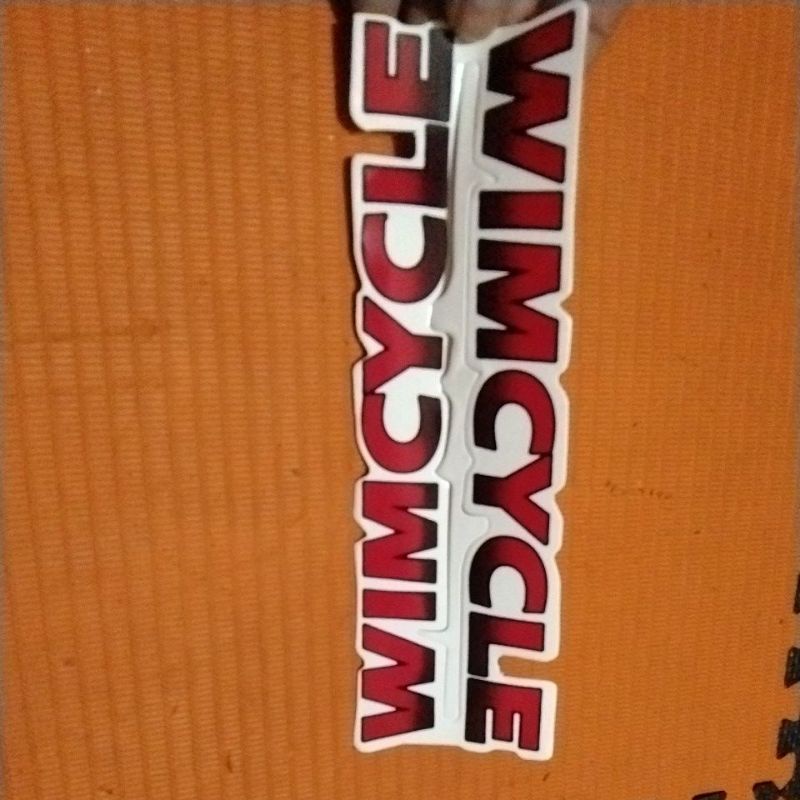 Jual Stiker Sepeda Wimcycle ( isi 2 pcs ). | Shopee Indonesia