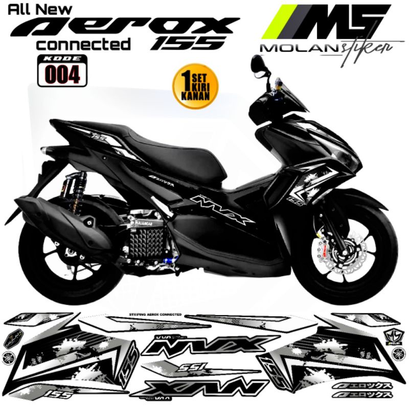 Jual Decal Sticker Striping Variasi Aerox New NVX 155 All New Aerox 155 ...