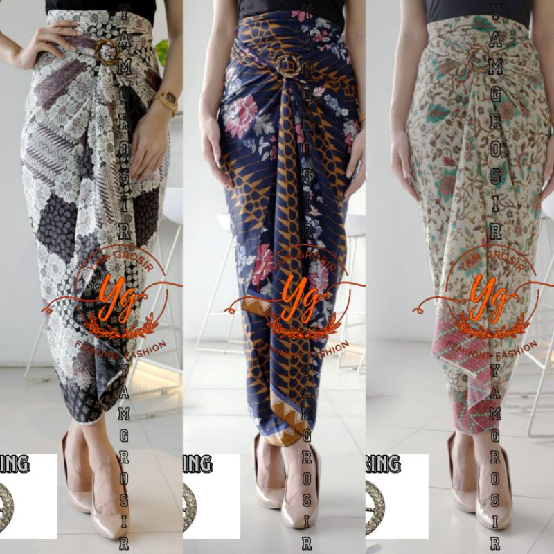 Jual Rok Lilit Batik/Rok Lilit Motif/Rok Lilit Beragam/Kebaya | Shopee ...