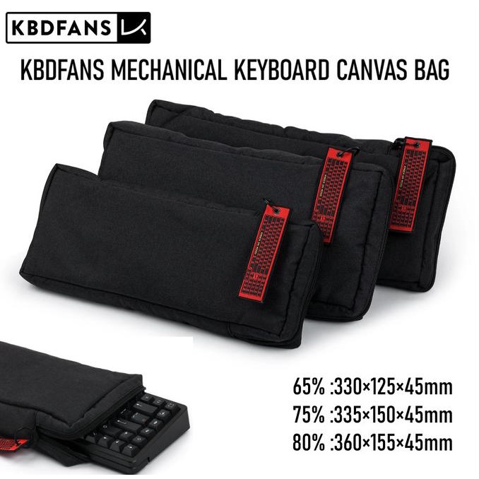 Jual KBDFANS MECHANICAL KEYBOARD CANVAS BAG - CARRYING CASE KEYBOARD ...