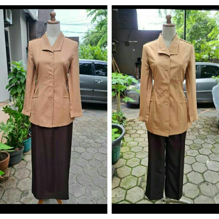 Jual Ready Stok SERAGAM DINAS GURU PRAMUKA || BAJU DINAS PRAMUKA ...