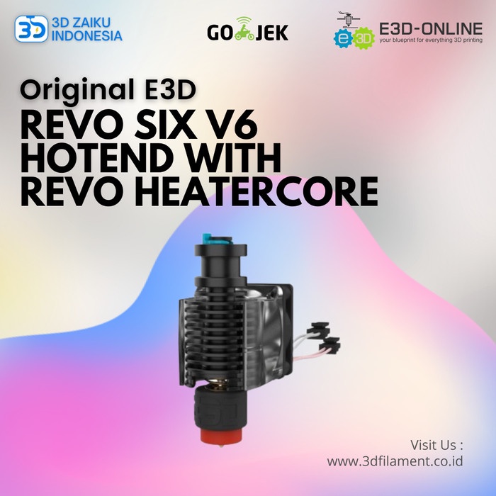 Jual Original E3D Revo Six E3D V6 Hotend Prusa Edition With Revo ...