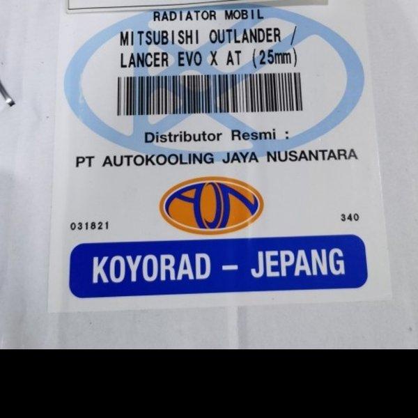 Jual Radiator MITSUBISHI OUTLANDER SPORT DELICA MATIC KOYORAD ORIGINAL 2PLY | Shopee Indonesia