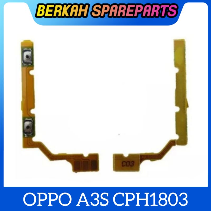 Jual FLEXIBEL FLEXIBLE VOLUME OPPO A3S FLEX VOL A3S CPH1803 | Shopee ...