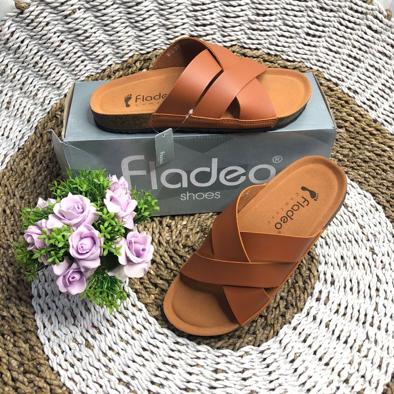 Jual Sandal cowok brand Fladeo -MDS 371-2WH | Shopee Indonesia