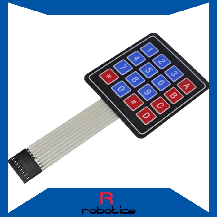 Jual 4x4 Matrix Array 16 Key Membrane Membran Switch Keypad Pom Mini ...