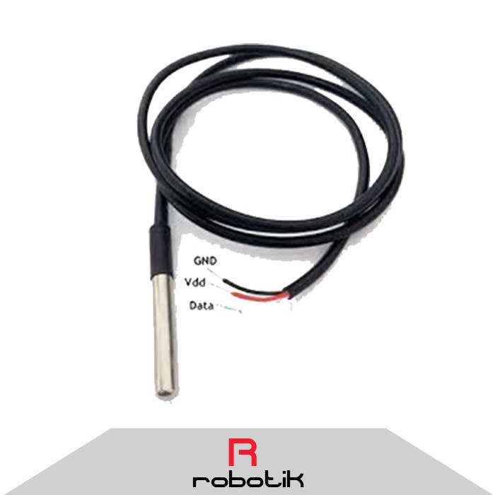 Jual DS18B20 Waterproof Temperature Suhu Sensor Probe Arduino Uno ...