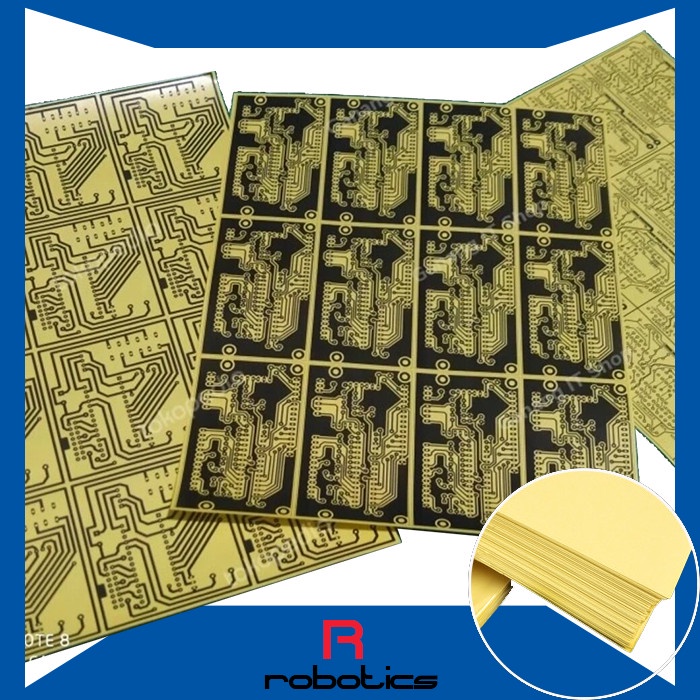 Jual Kertas Transfer PCB A4 Kuning Jalur Papan Heat Thermal Print Toner ...