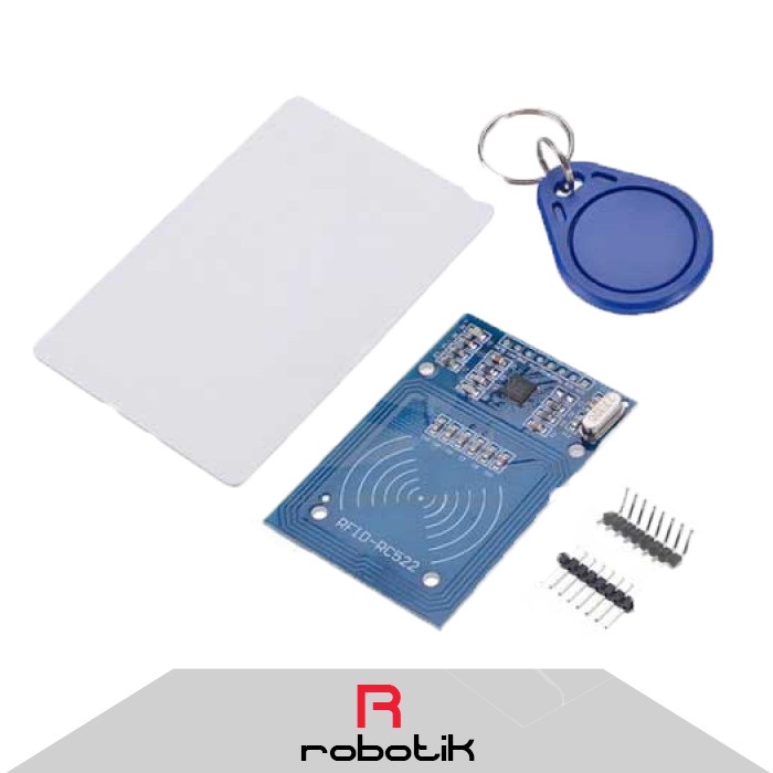 Jual Modul RFID RC522 Reader + Keychain + Mifare Card Tag 13.56MHz - RC ...