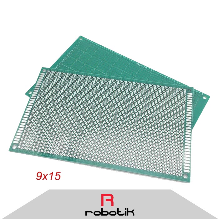 Jual Pcb Lubang IC 9X15 9X15Cm Single Layer Bolong Titik Matrix Fiber ...