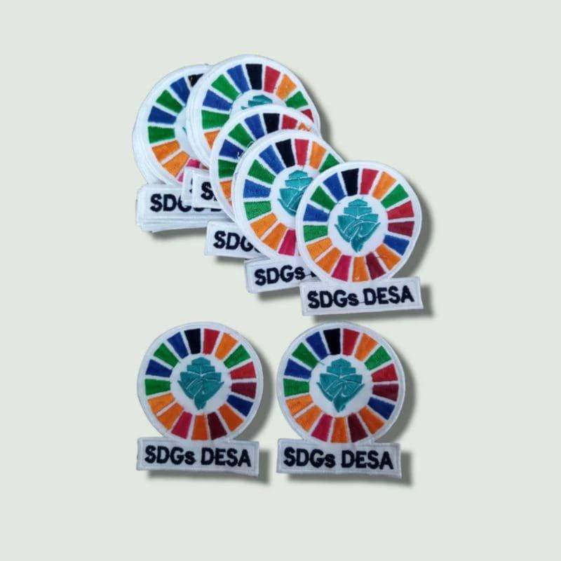 Jual bordir logo sdgs desa bisa-patch badge bet emblem | Shopee Indonesia