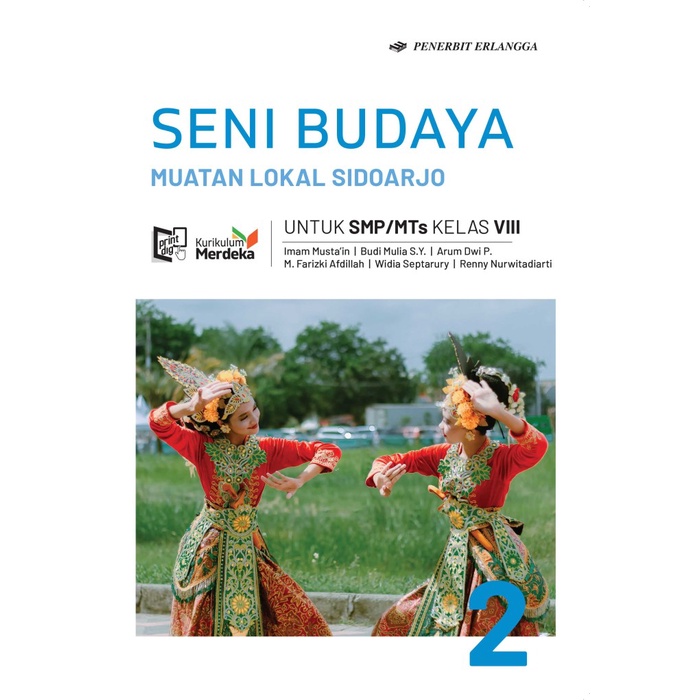 Jual BUKU ERLANGGA (BARU & ASLI) SENI BUDAYA SMP/MTS KELAS 8 KURIKULUM MERDEKA (MULOK SIDOARJO ...
