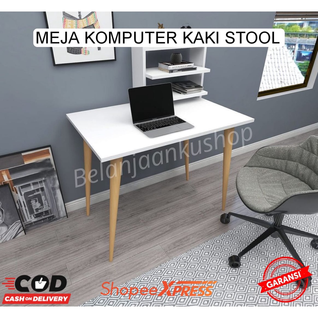 Jual Meja Belajar / Kerja Kantor Meja Komputer Laptop Minimalis Meja ...